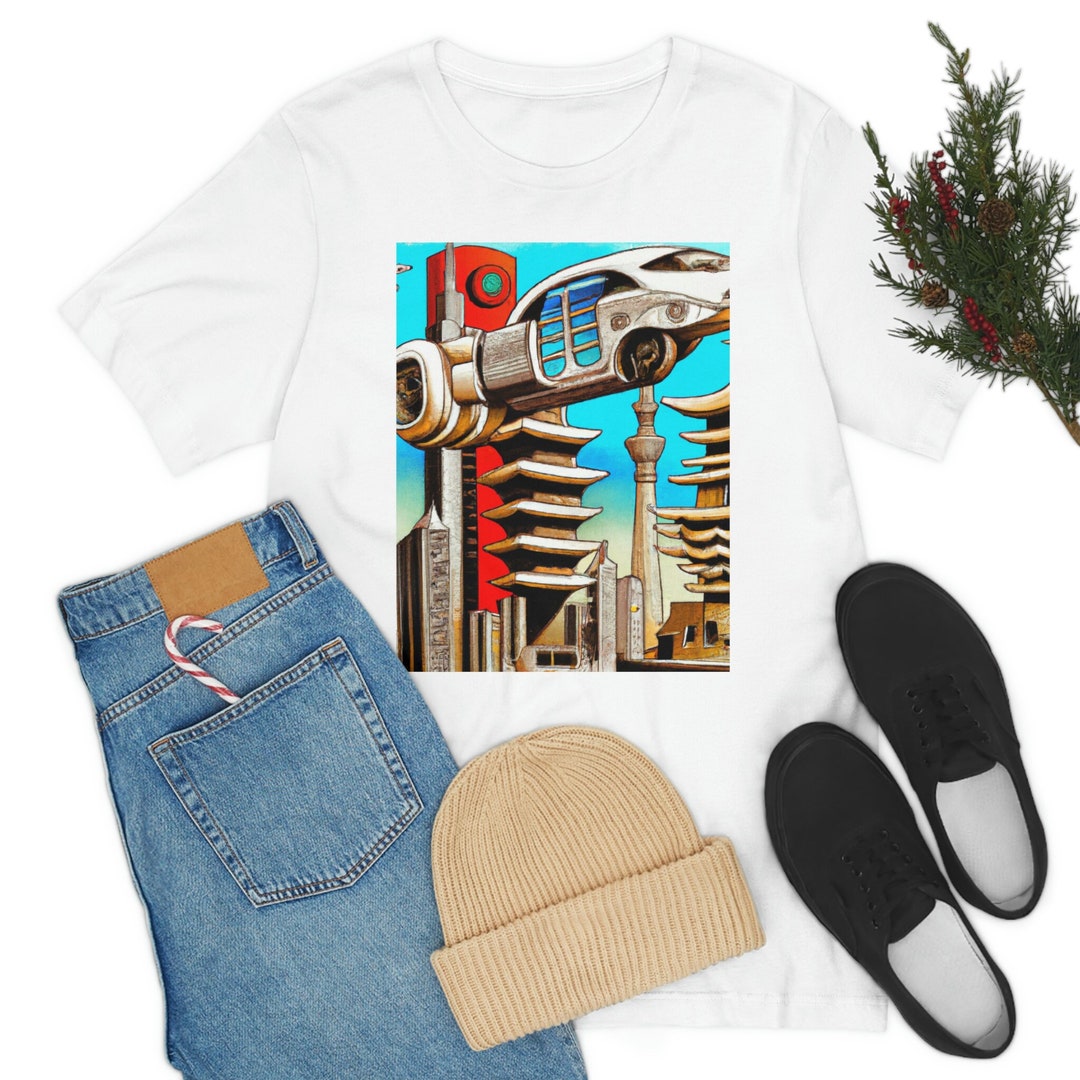 Futuristic Clothing, Ukiyoe Art, Gift for Him T-shirt - Etsy