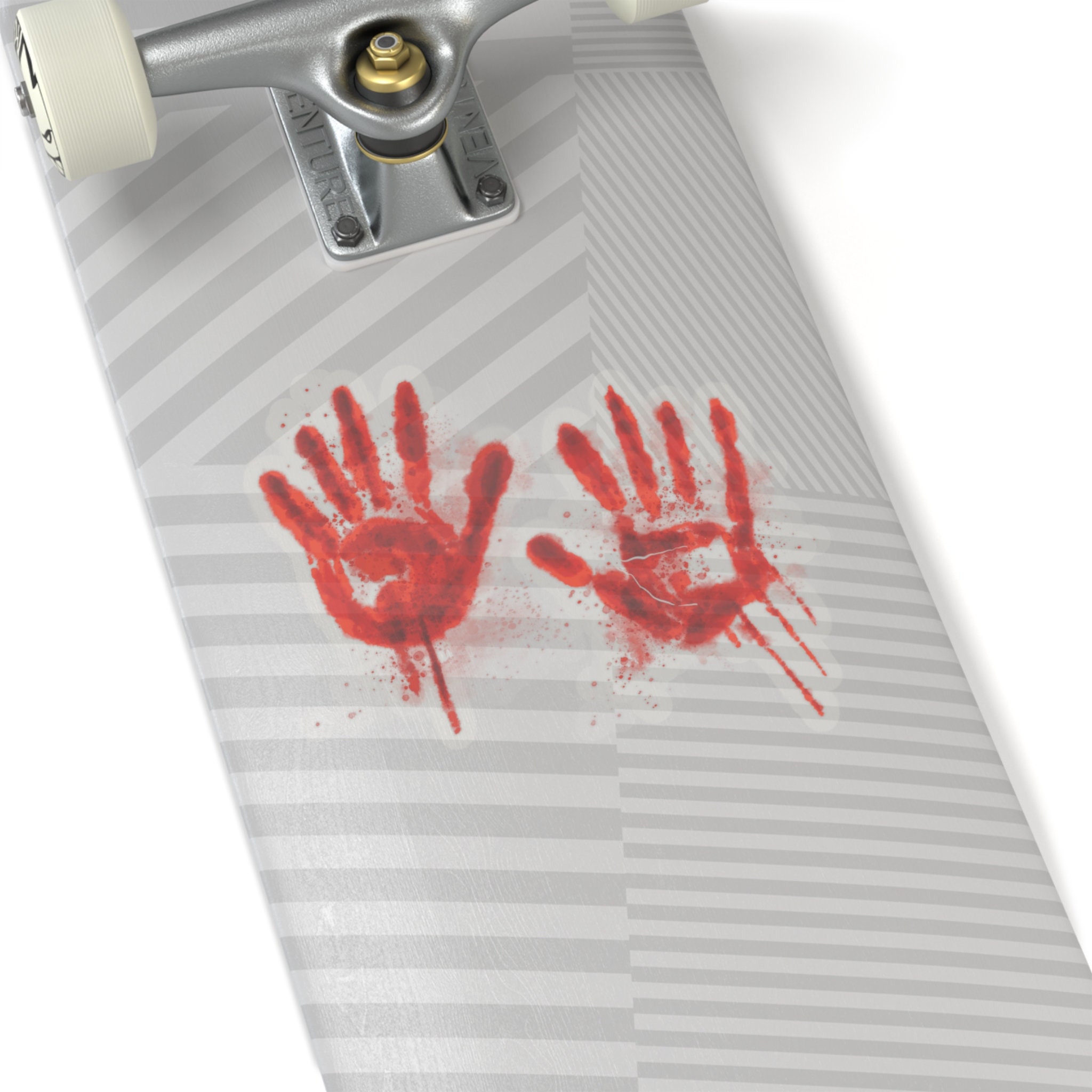 Bloody Handprint Sticker - Etsy