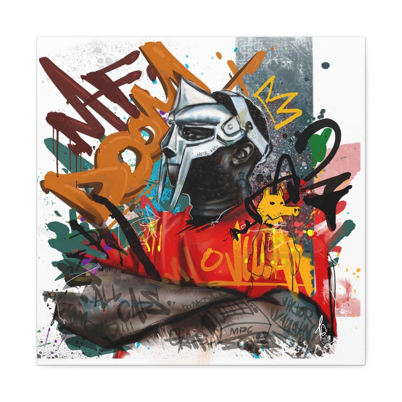 MF DOOM Canvas Gallery Wraps - Etsy