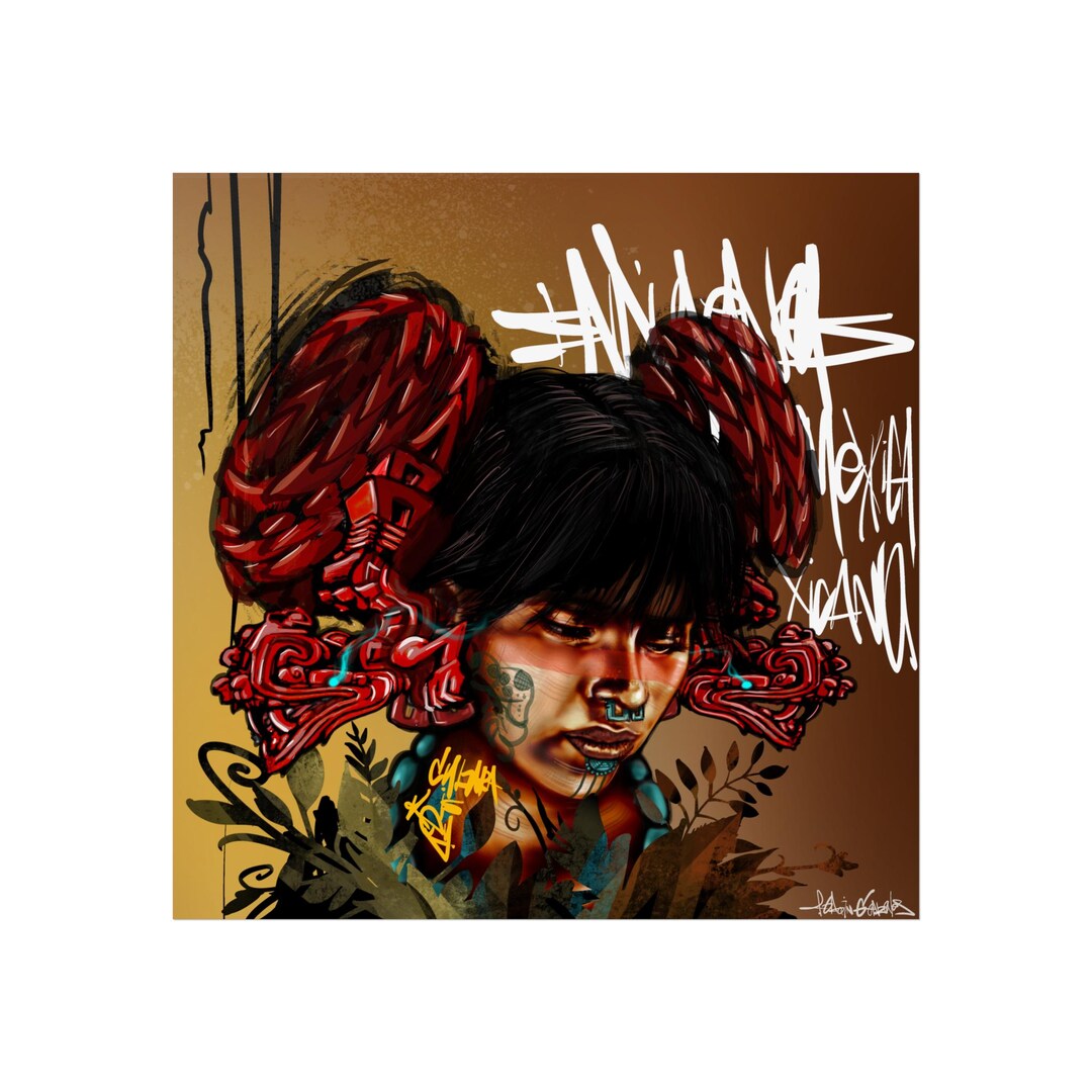 Indigena Mexica Xicana Fine Art Posters - Etsy