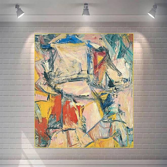Willem De Kooning Interchange Canvas - Etsy