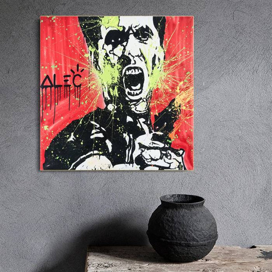 Alec Monopoly Scarface Canvas - Etsy