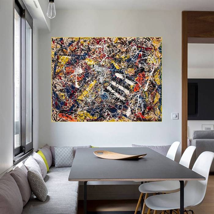 Jackson Pollock Number 17A Canvas - Etsy