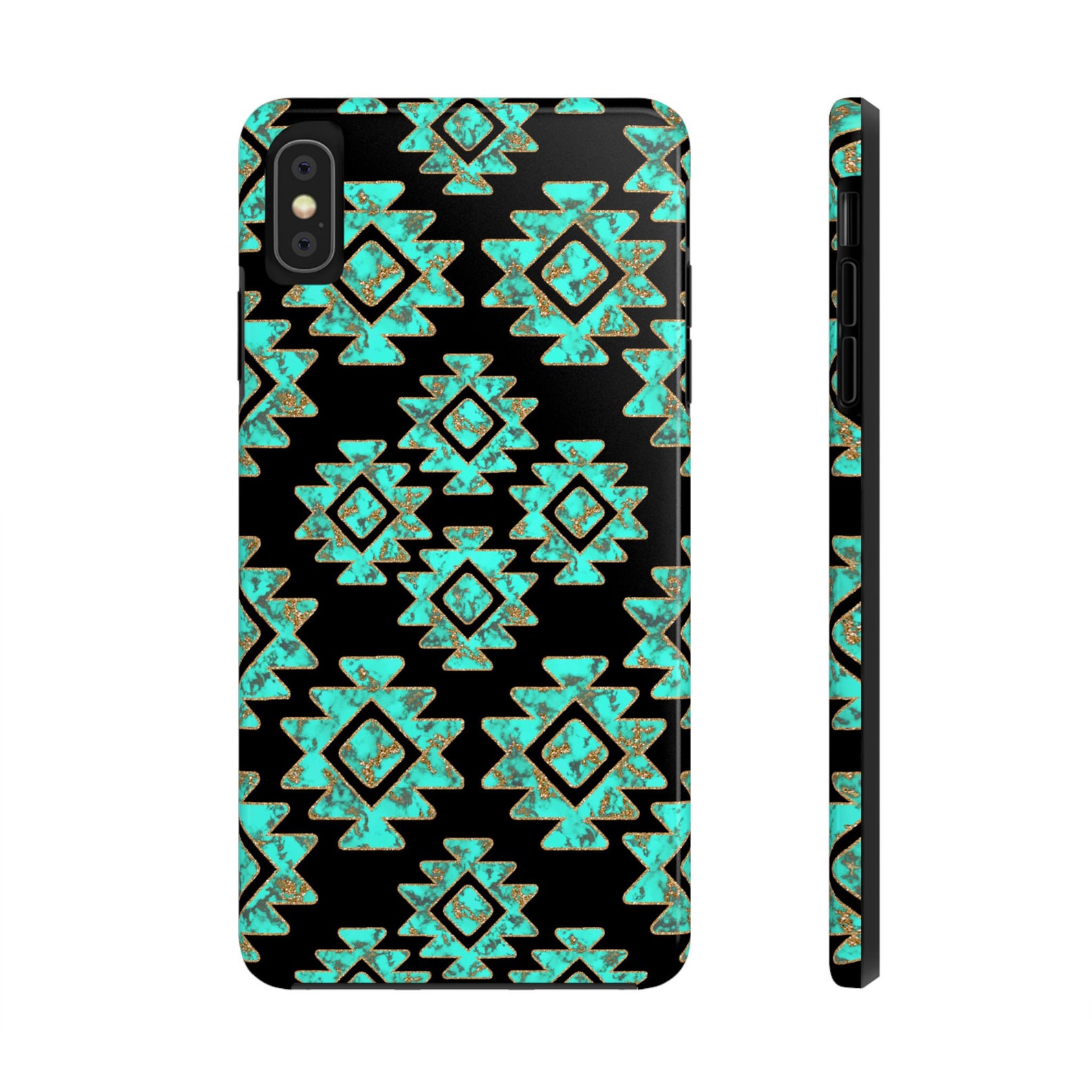 Turquoise Aztec, Western, Punchy Tough Phone Case - Etsy