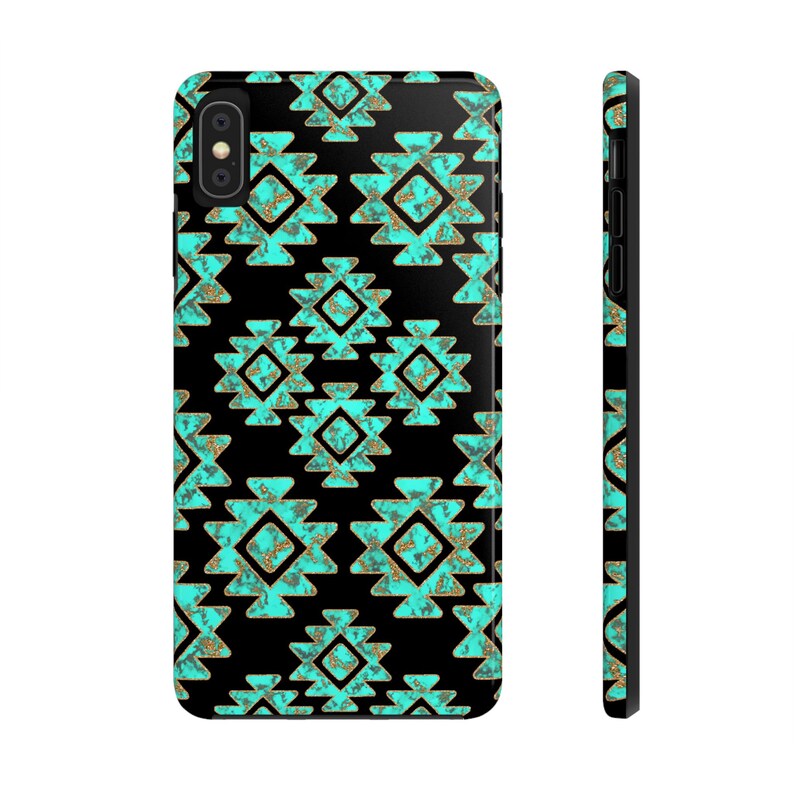 Turquoise Aztec, Western, Punchy Tough Phone Case - Etsy