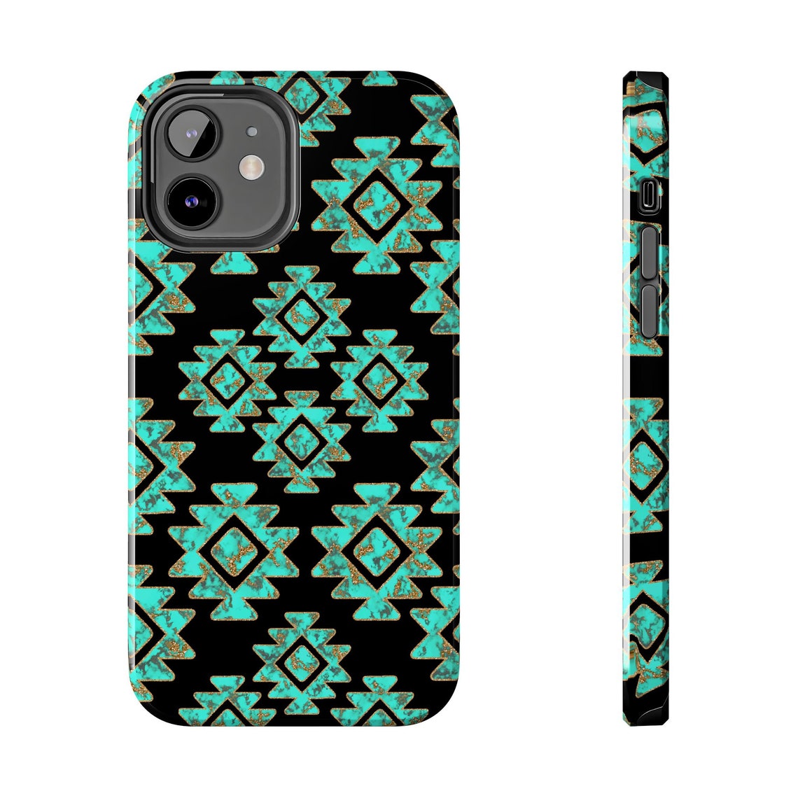 Turquoise Aztec, Western, Punchy Tough Phone Case - Etsy