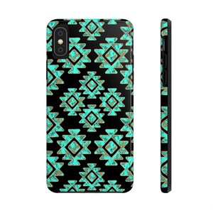 Turquoise Aztec, Western, Punchy Tough Phone Case - Etsy