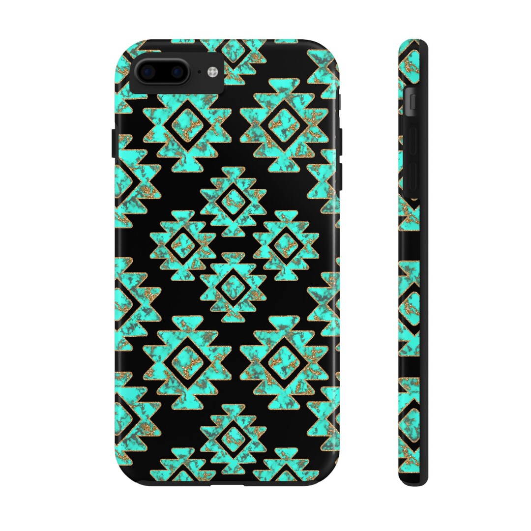 Turquoise Aztec, Western, Punchy Tough Phone Case - Etsy
