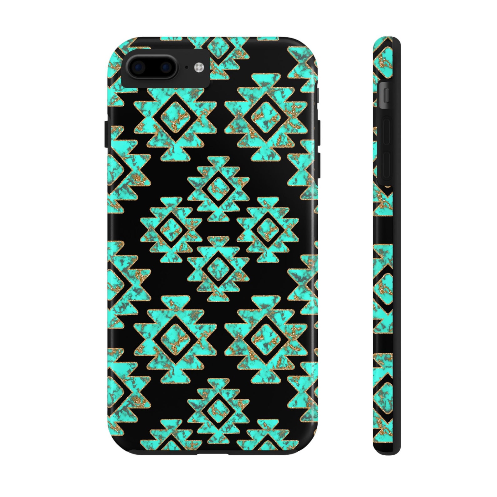 Turquoise Aztec, Western, Punchy Tough Phone Case - Etsy