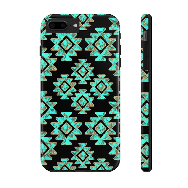 Turquoise Aztec, Western, Punchy Tough Phone Case - Etsy