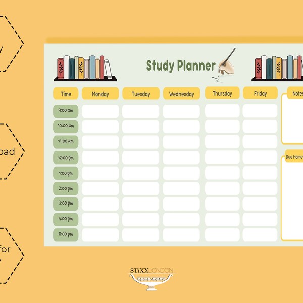 Exam Timetable - Etsy