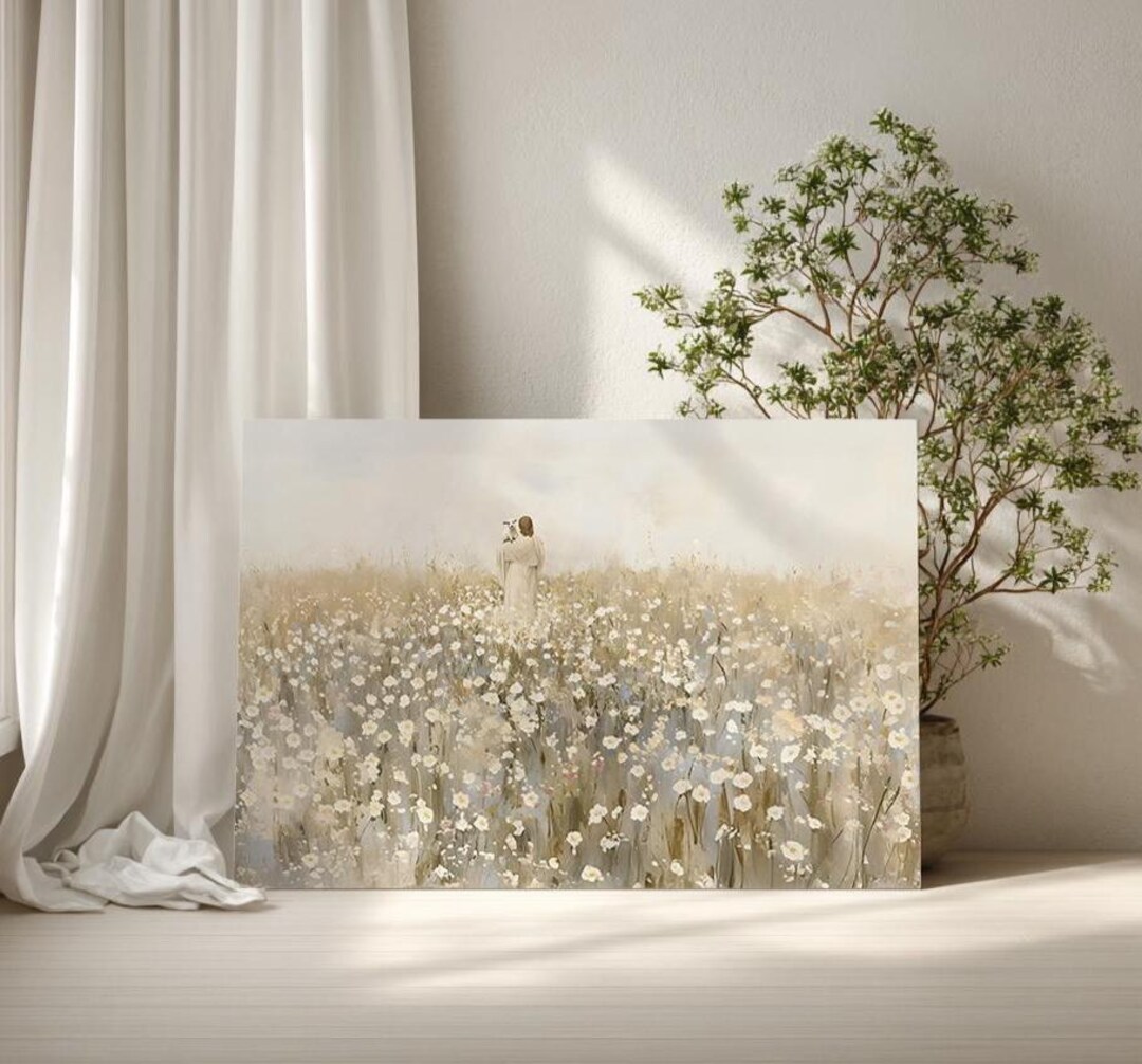 Jesus and Lamb Canvas, Carry You Home, Lost Sheep, Jesus Leaves the 99 ...