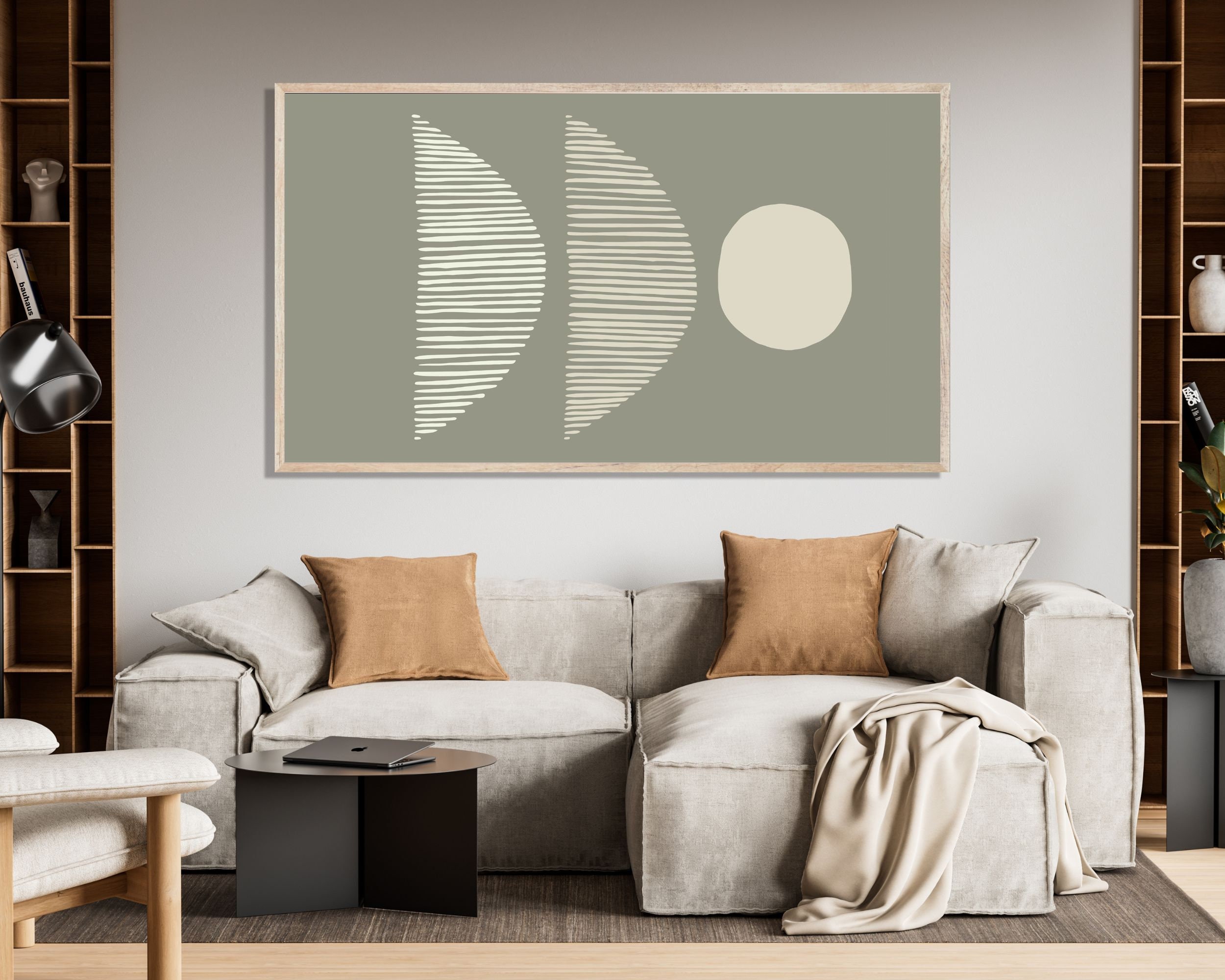 Samsung Frame TV Art Bundle Sage Green Modern Abstract - Etsy