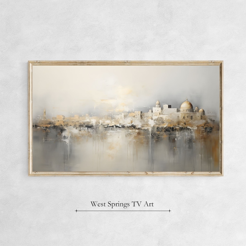 Tv Art Old Painting - Etsy