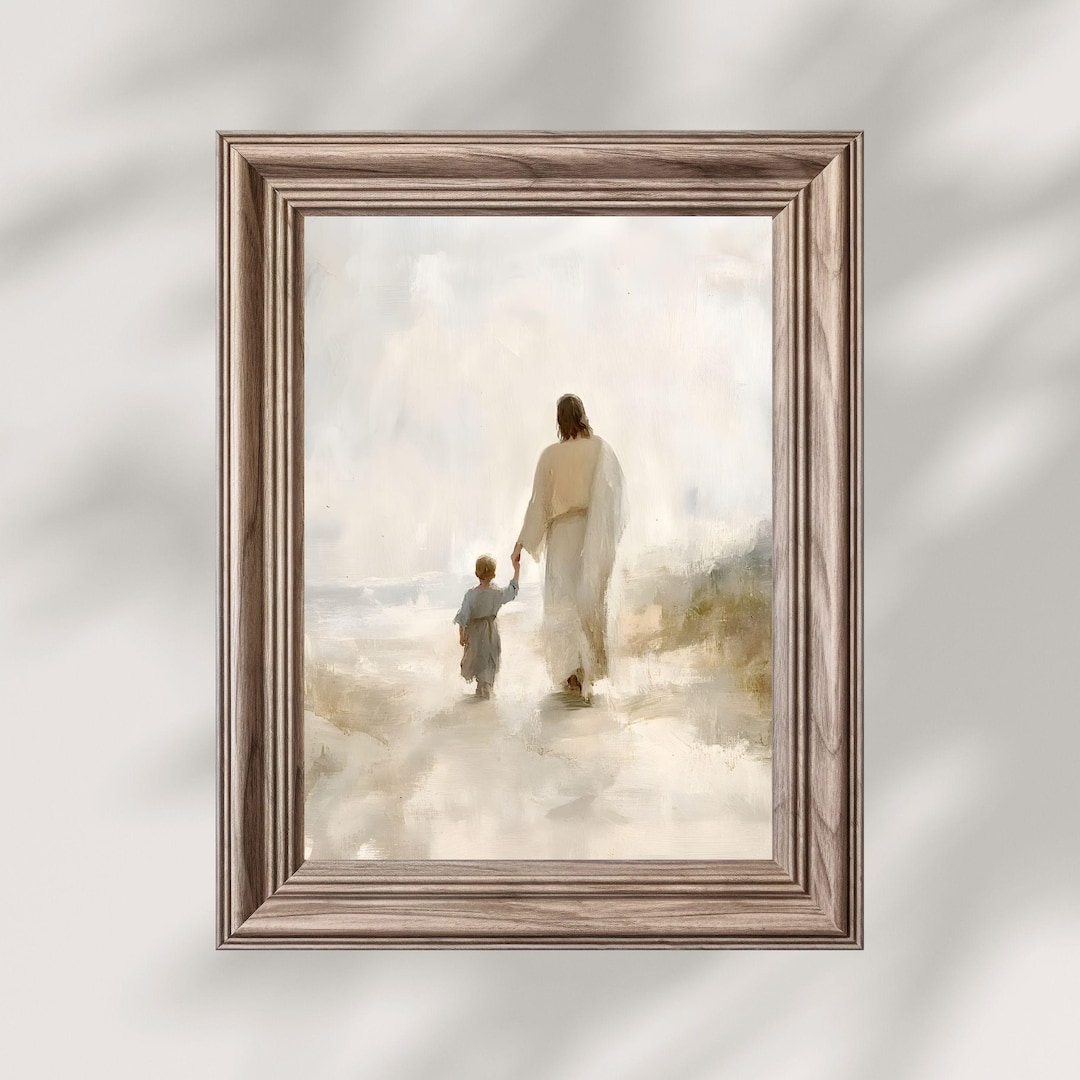 Jesus and A Little Boy, Digital Download, Child of God, Modern ...