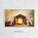 Christmas Holiday Frame TV Art, Nativity Scene, Birth of Jesus, Instant ...