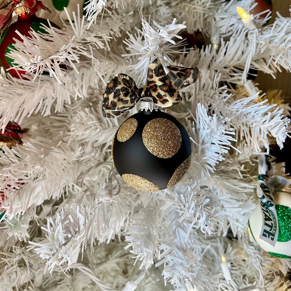 Leopard Print Ornaments - Etsy