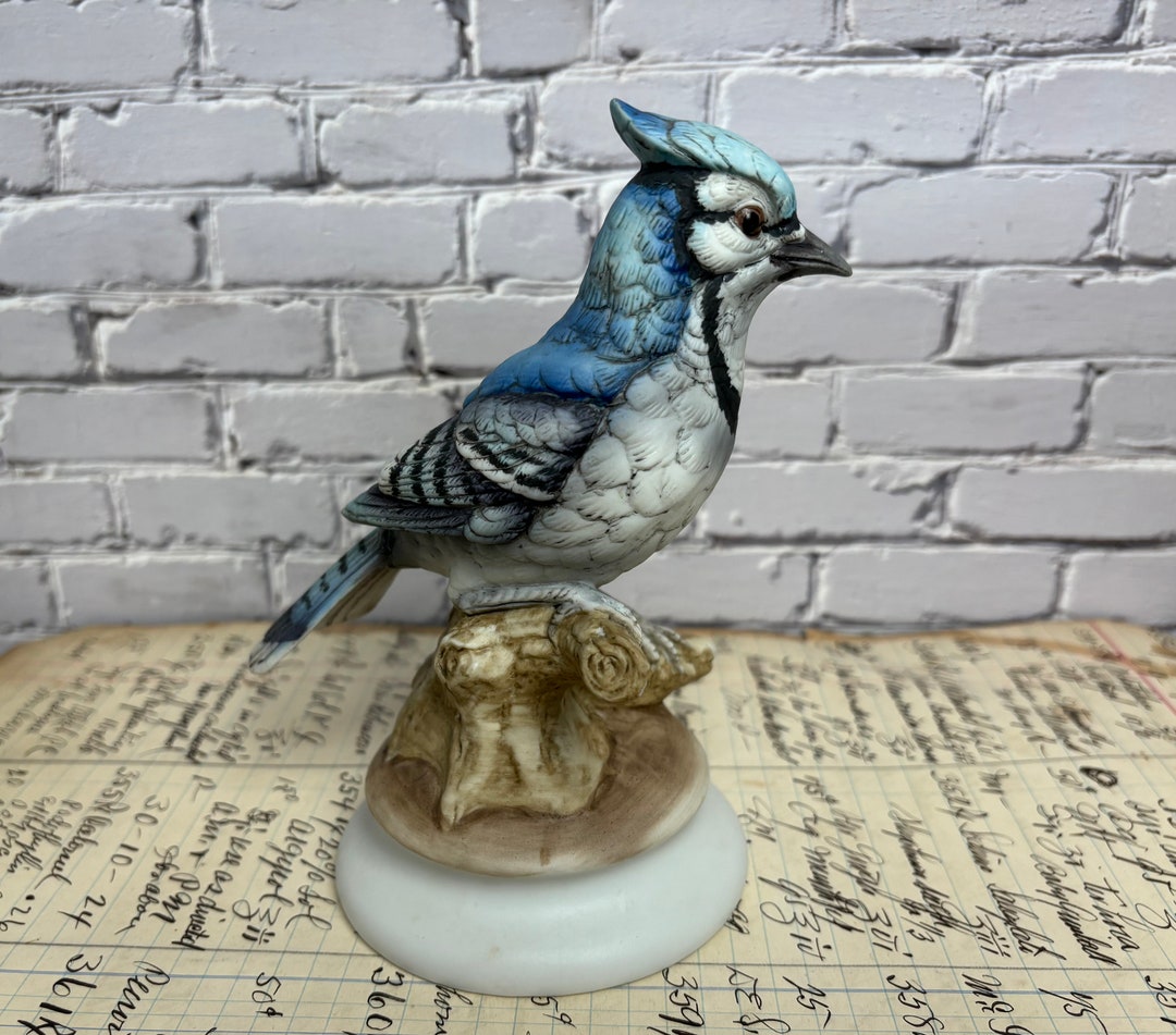 Vintage Ceramic Blue Bird - Lefton China - Hand Painted - Etsy
