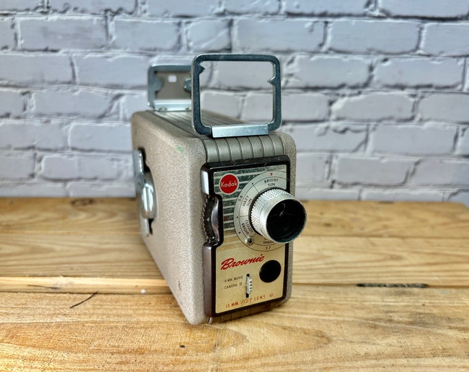 Midcentury Brownie Model 2, 1950s Movie Camera - 8mm - Etsy