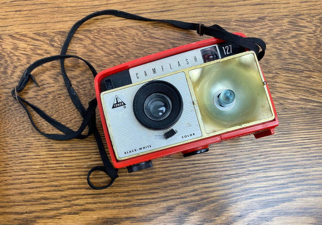 Tower Camera - Great Mid-century Design - Camflash 127 - - Etsy