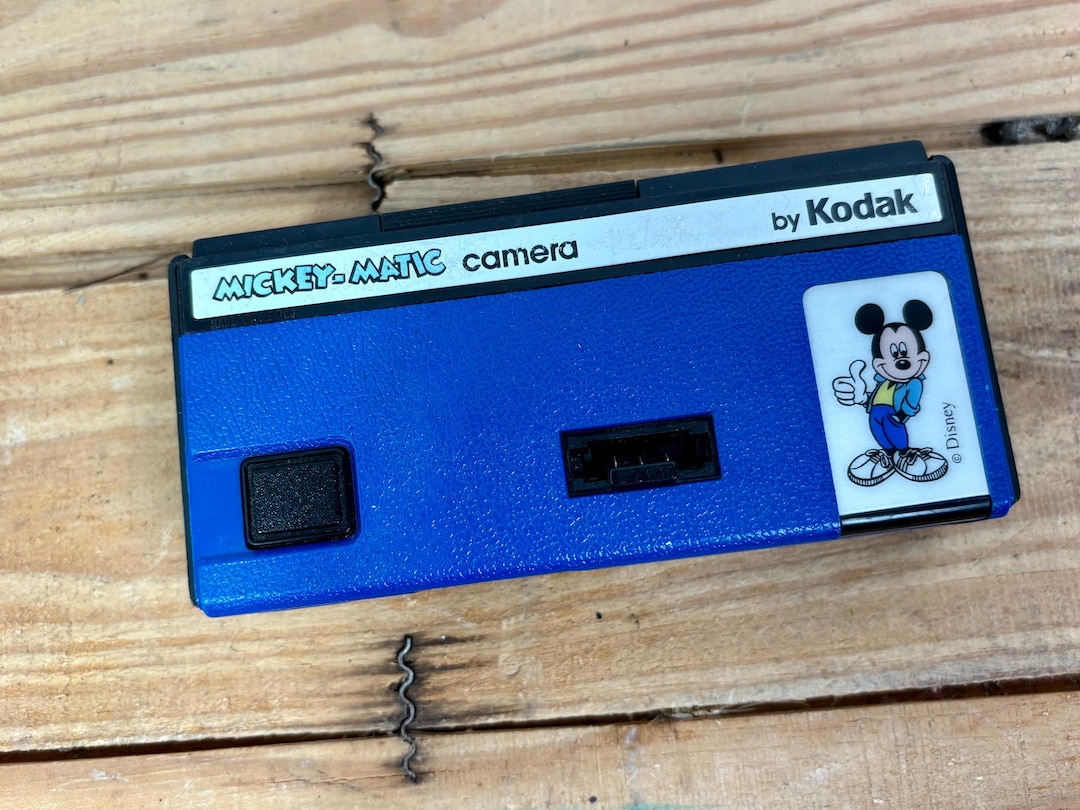 Mickey-matic Mouse 110 Blue Camera, Vintage From the 1970s - Etsy