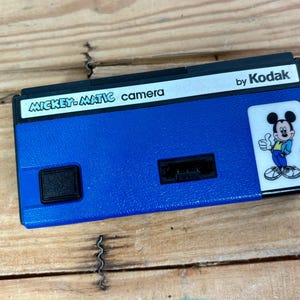 Mickey-matic Mouse 110 Blue Camera, Vintage From the 1970s - Etsy