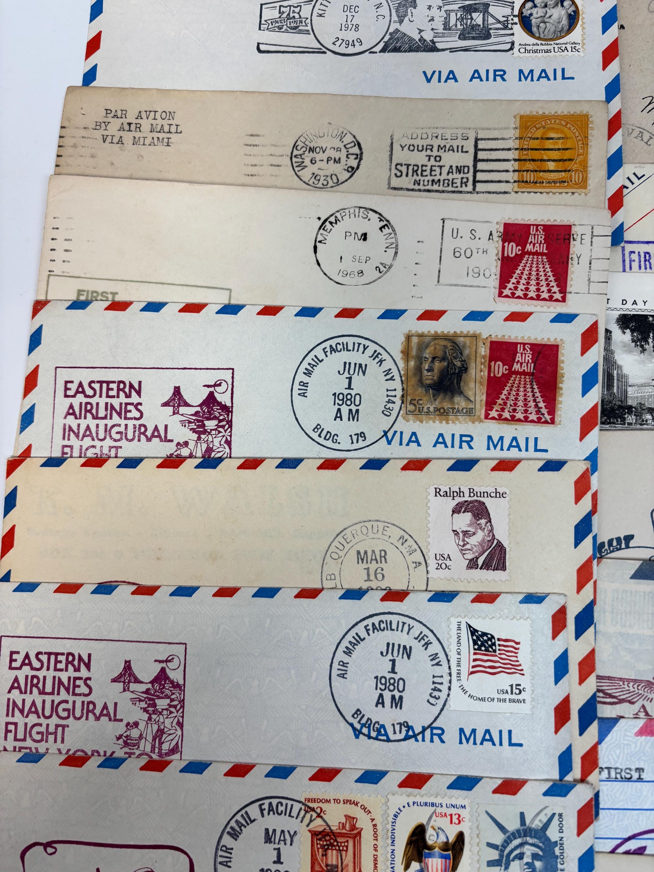 18 Vintage Air Mail Covers: First Flights, Military Collectibles - Etsy