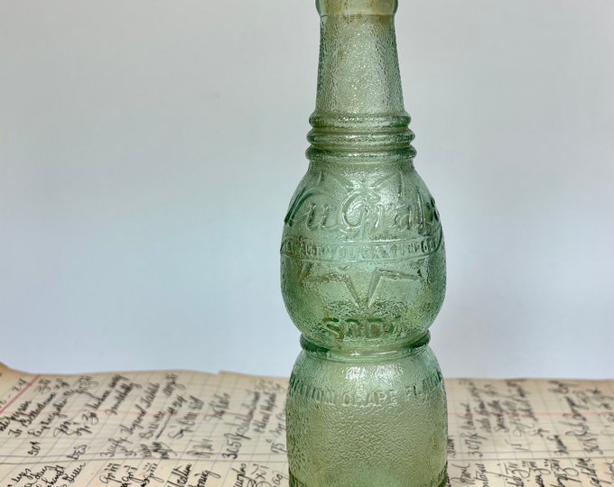 Vintage Nugrape Bottle, Iconic Shape From the 1920s, Bottle Dated - Etsy