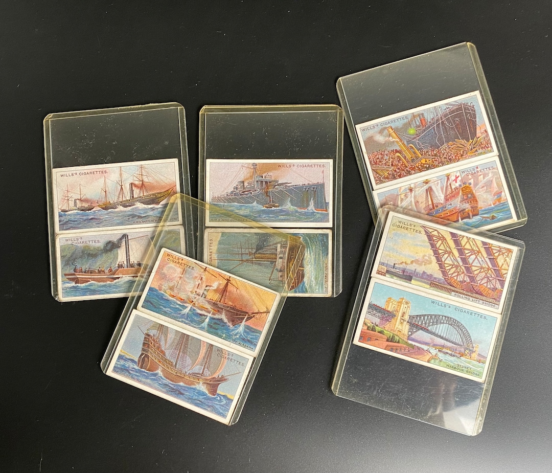 Ships and Nautical, Wills Cigarette Cards, 8 Ships and 2 Engineering ...