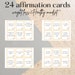 Printable Affirmation Cards, Healthy Mindset Cards, Motivational Cards ...