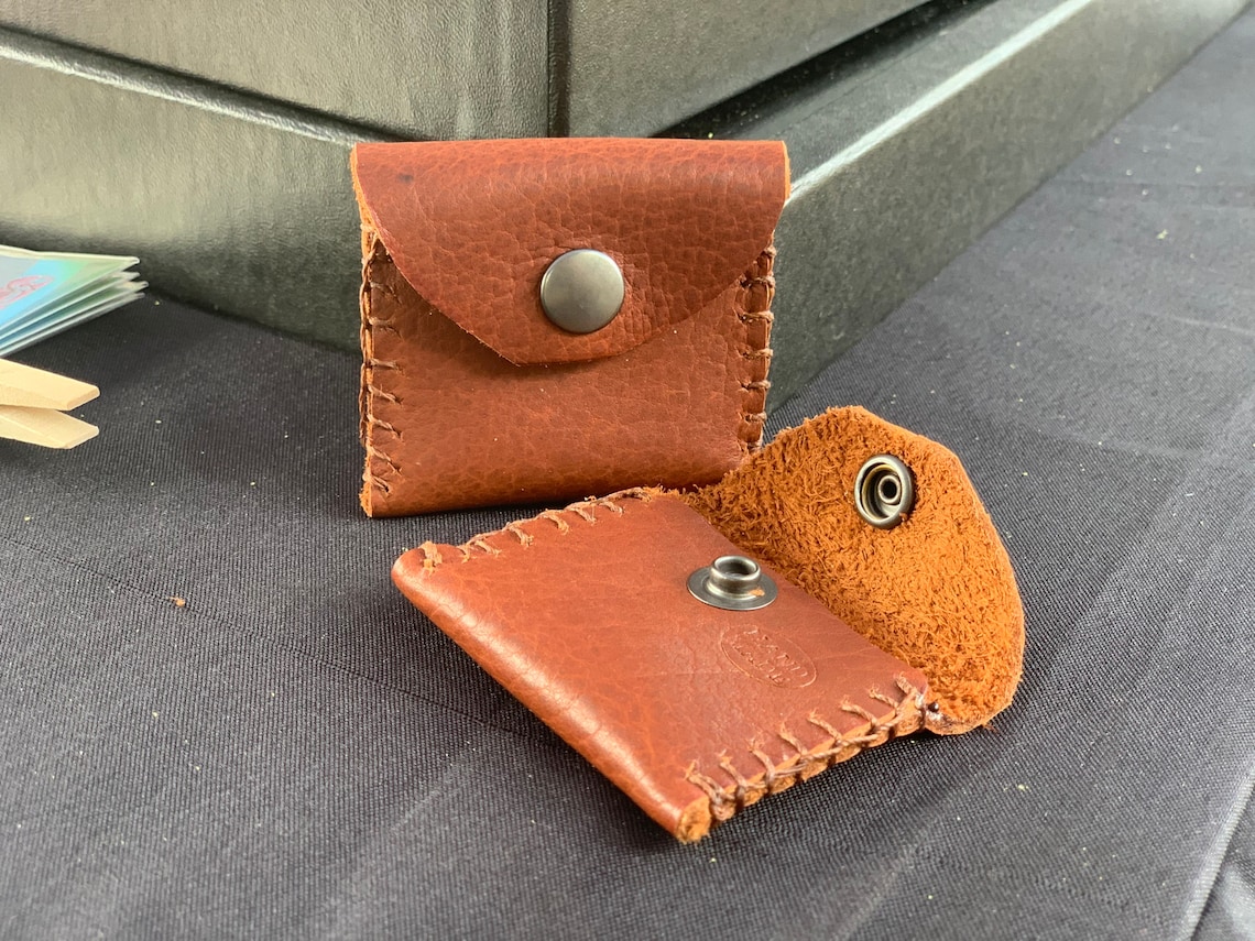 Small Leather Pouch - Etsy
