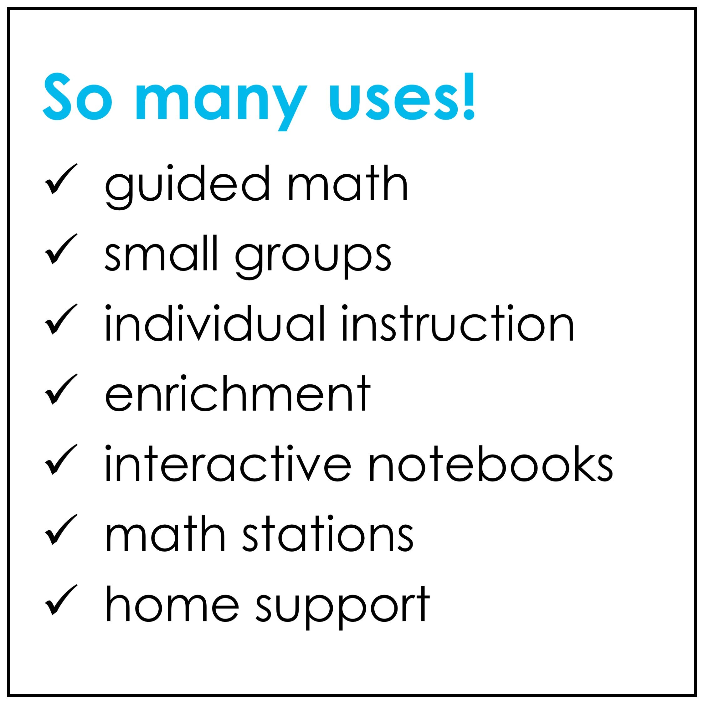 Math Sticky Note Templates, Math Reference Charts, Math Mini Anchor ...