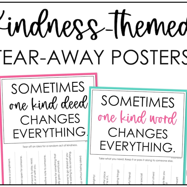 Kindness Poster - Etsy