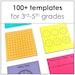 Math Sticky Note Templates BUNDLE, Math Reference Charts BUNDLE, Math ...