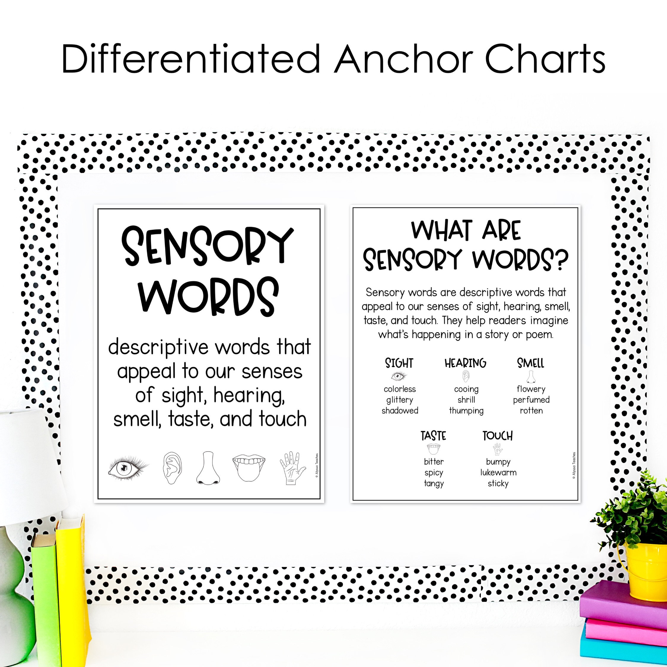 Sensory Words Activities, Sensory Language Worksheets - Etsy