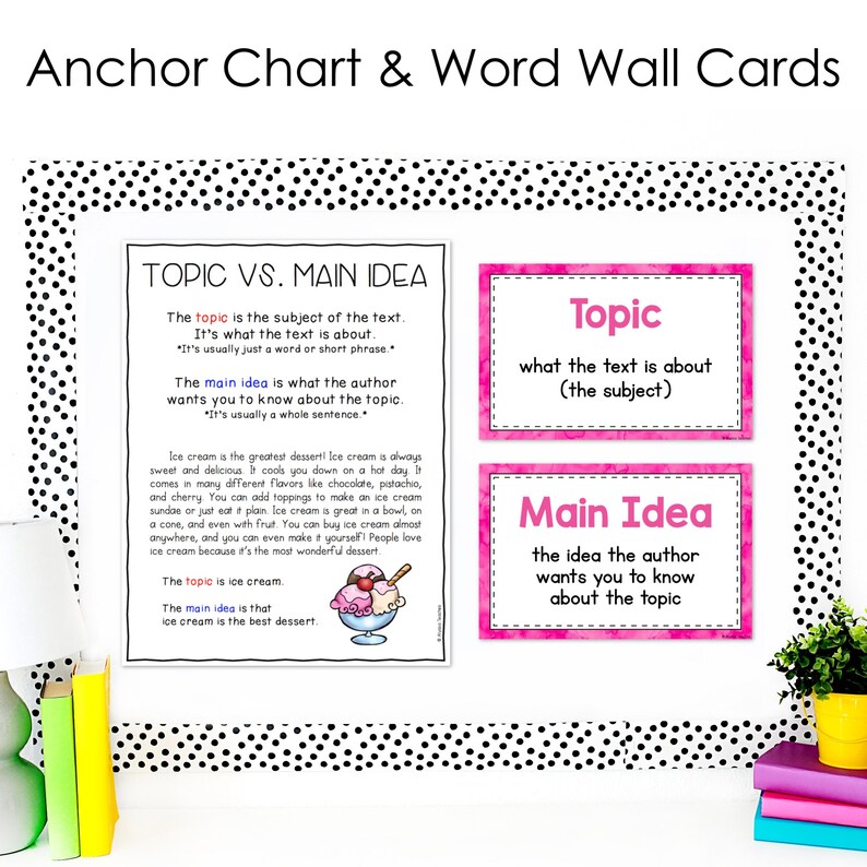 Topic and Main Idea Worksheets, Nonfiction Reading Activities - Etsy