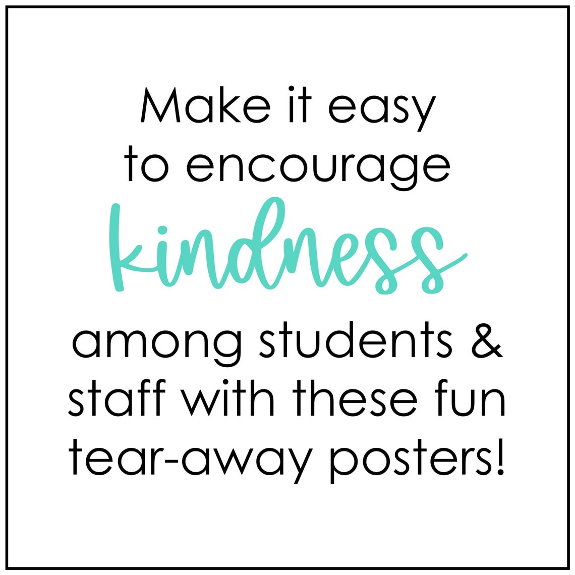 Kindness Posters for Random Acts of Kindness and Compliments - Etsy