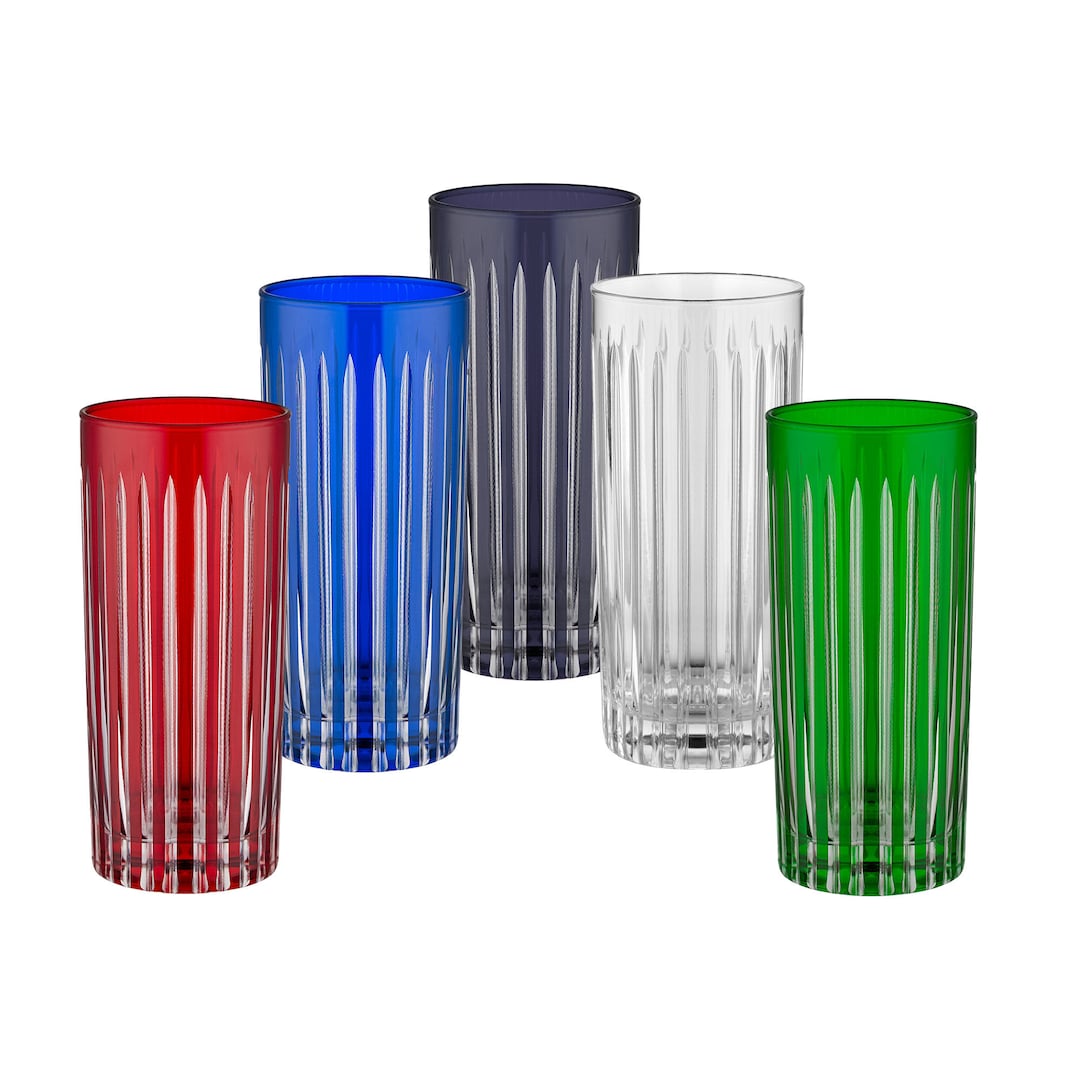 Elegant Water Glass, Bohemian Wedding Water Glass, Hand Cut Goblet ...