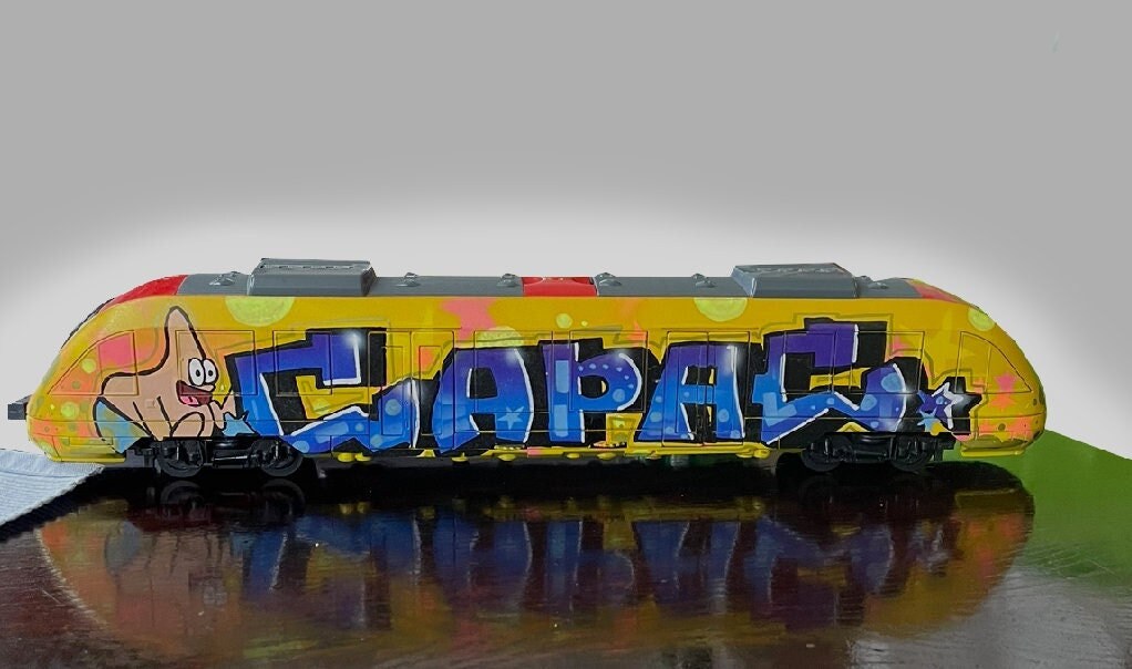 Custom Painted Model Train With Your Name - Etsy