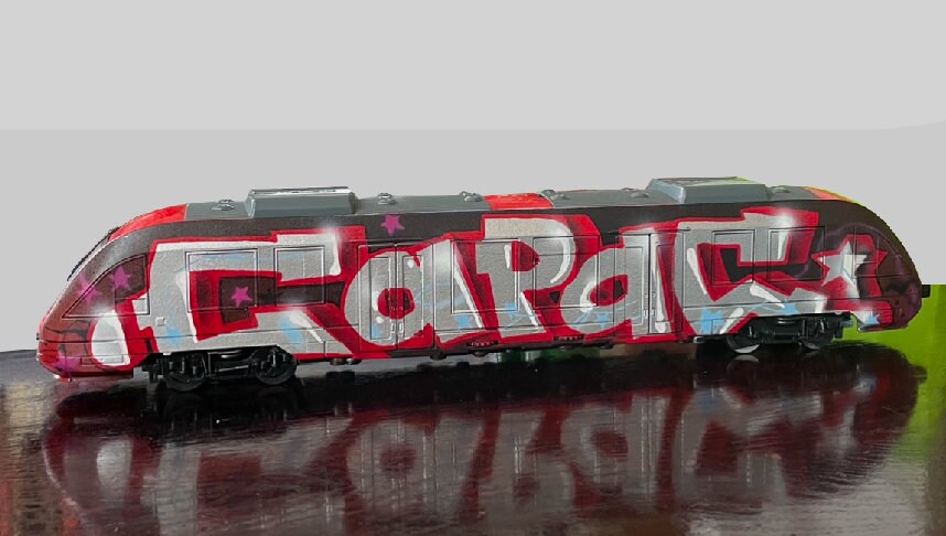 Custom Painted Model Train With Your Name! - Etsy