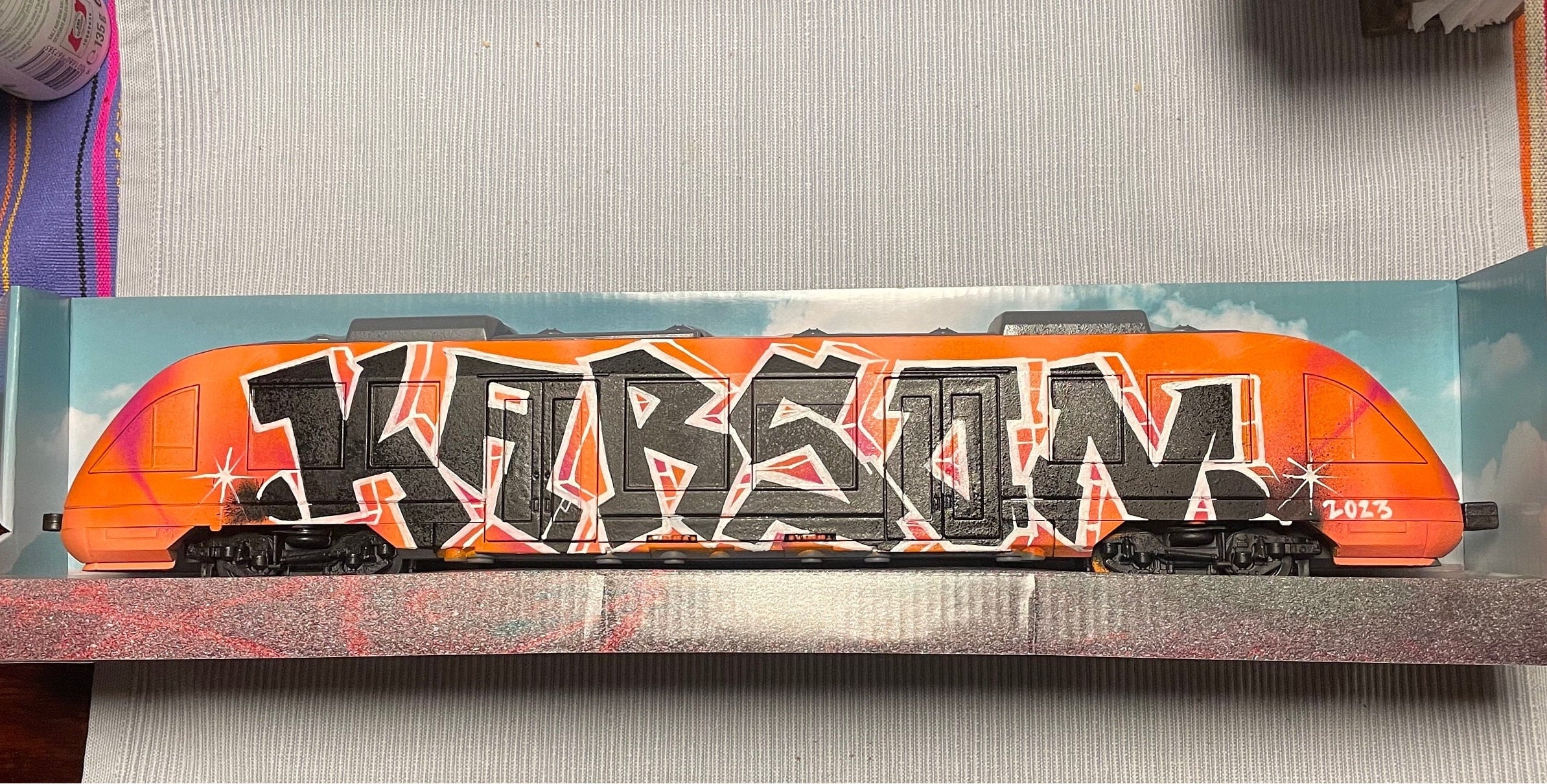 Custom Painted Model Train With Your Name! - Etsy