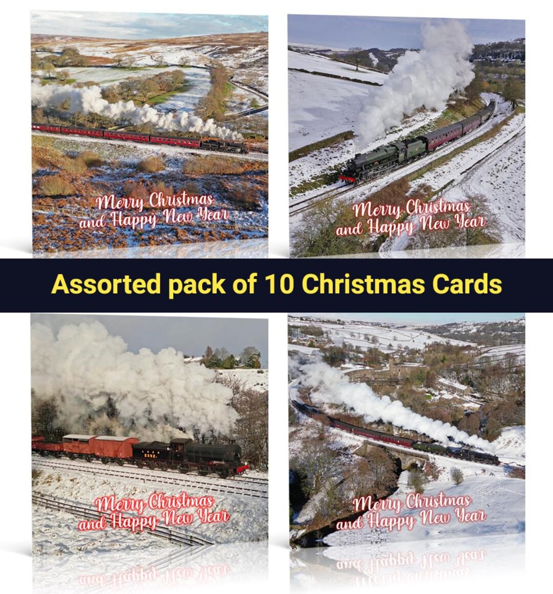 Assorted Christmas Cards - Pack of 10 Cards - Etsy