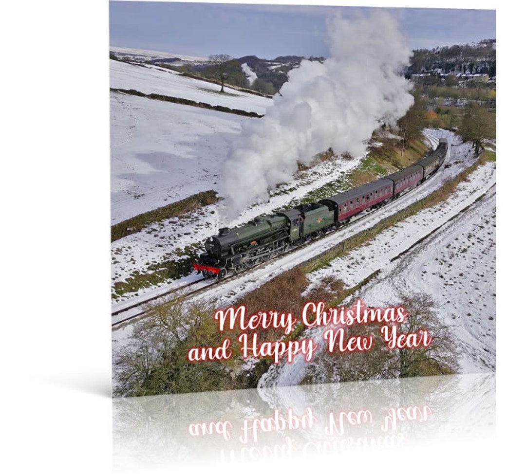 Pack of 5 Steam Train Christmas Cards 'bahamas' at the Keighley & Worth ...