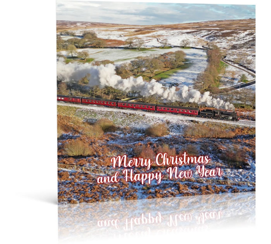 Pack of 5 Steam Train Christmas Cards 76079 at the North Yorkshire ...