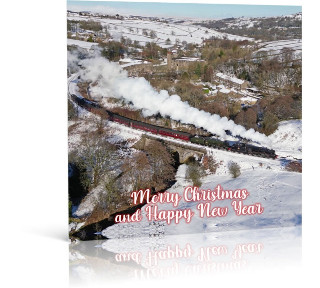 Pack of 5 Steam Train Christmas Cards 'leander' and 'bahamas' at ...