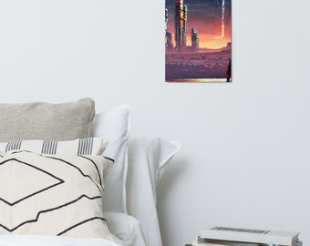 Cyberpunk Metal Wall Art - Etsy