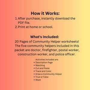 Community Helper Printables | Community Helpers Worksheet Packet ...