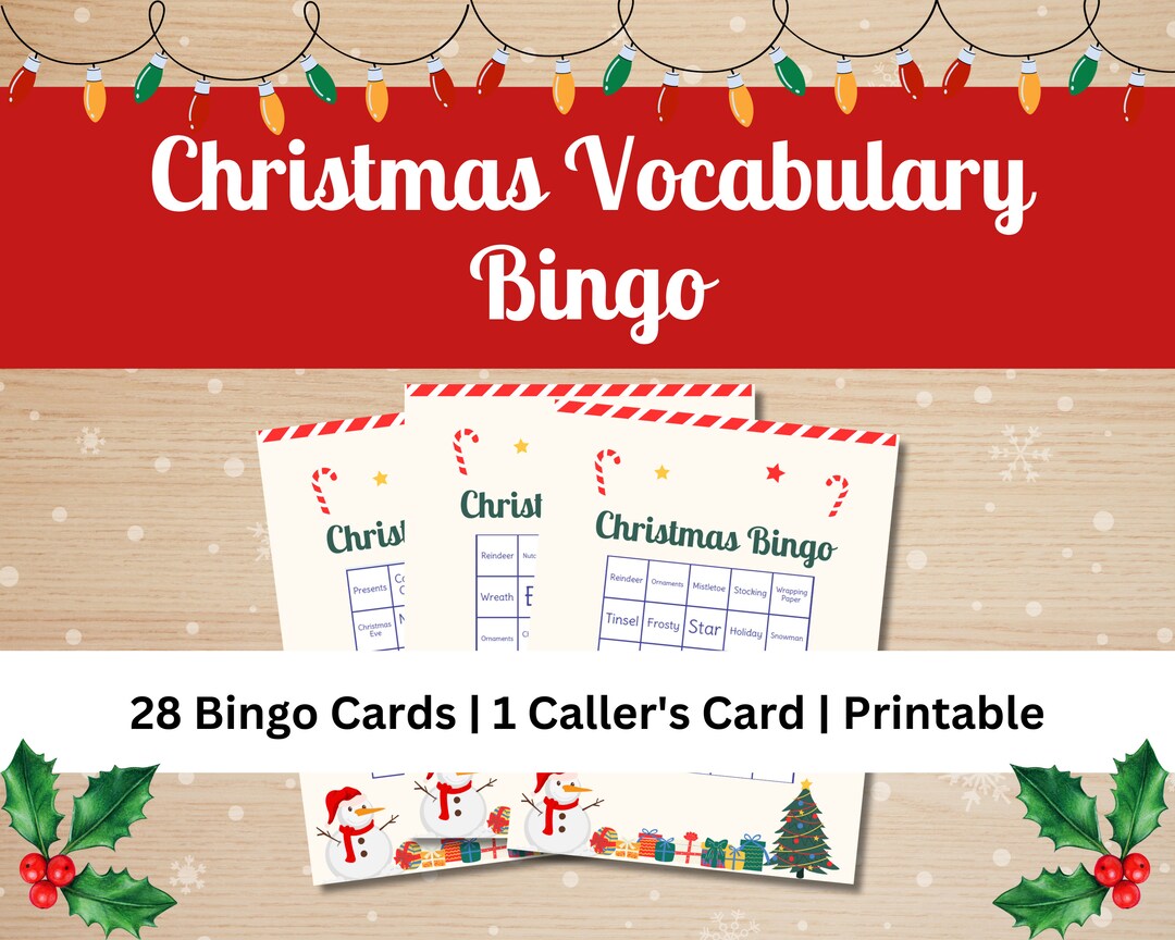 Christmas Bingo | Printable | Holiday Bingo | Christmas Brain Break ...