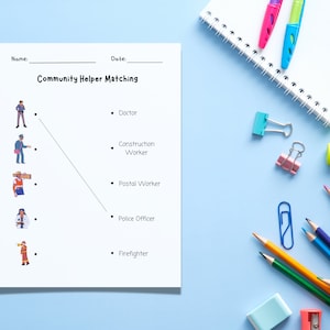 Community Helper Printables | Community Helpers Worksheet Packet ...