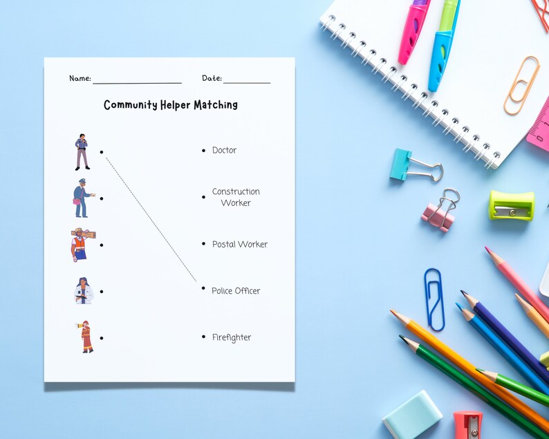 Community Helper Printables | Community Helpers Worksheet Packet ...
